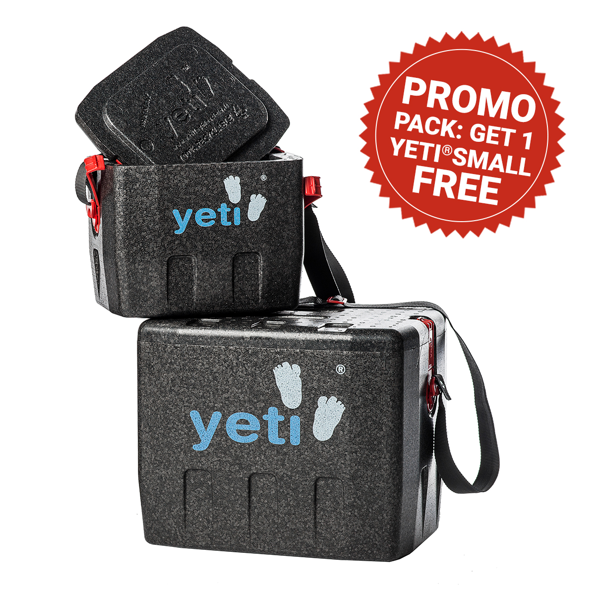 Yeti Black Large with gift Yeti Black Small