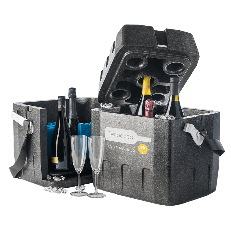 Perbacco Tasting Box Portable Container for Bottle Wine Taster